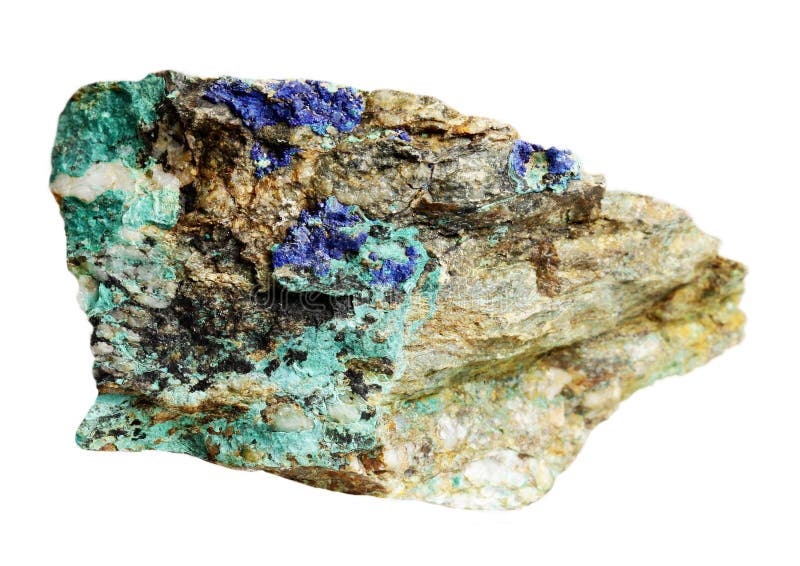 Copper Minerals - Lazurite, Azurite, Malachite Stock Photo - Image of ...