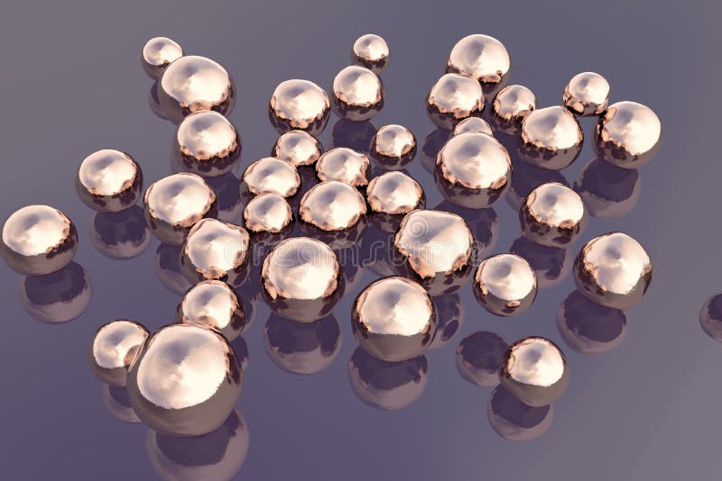 Copper Nanoparticles, Illustration Stock Illustration - Illustration of ...