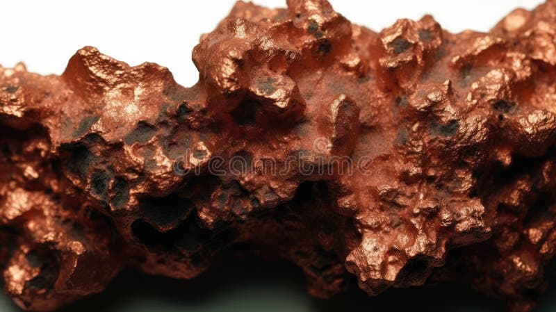 Copper Ore Background with 16:9 Aspect Ratio Stock Illustration ...