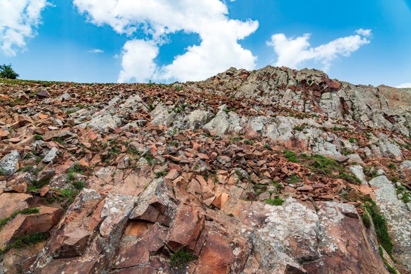 Copper Ore Deposit in the Mountains, Ore Mining Stock Photo - Image of ...