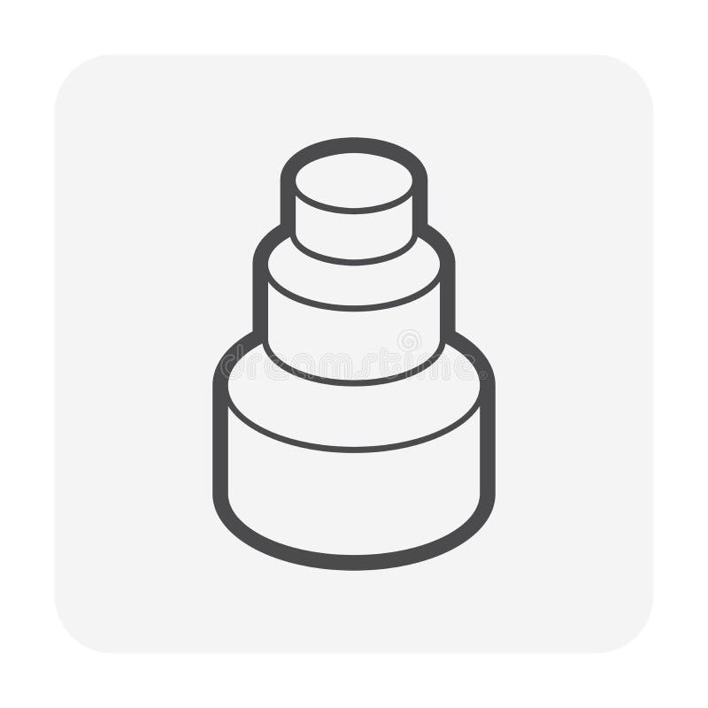 Copper pipe icon stock vector. Illustration of industry - 180067610