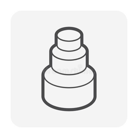 Copper pipe icon stock vector. Illustration of industry - 180067610