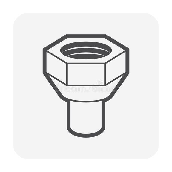 Copper pipe icon stock vector. Illustration of home - 180067632