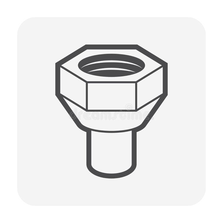 Copper pipe icon stock vector. Illustration of home - 180067632