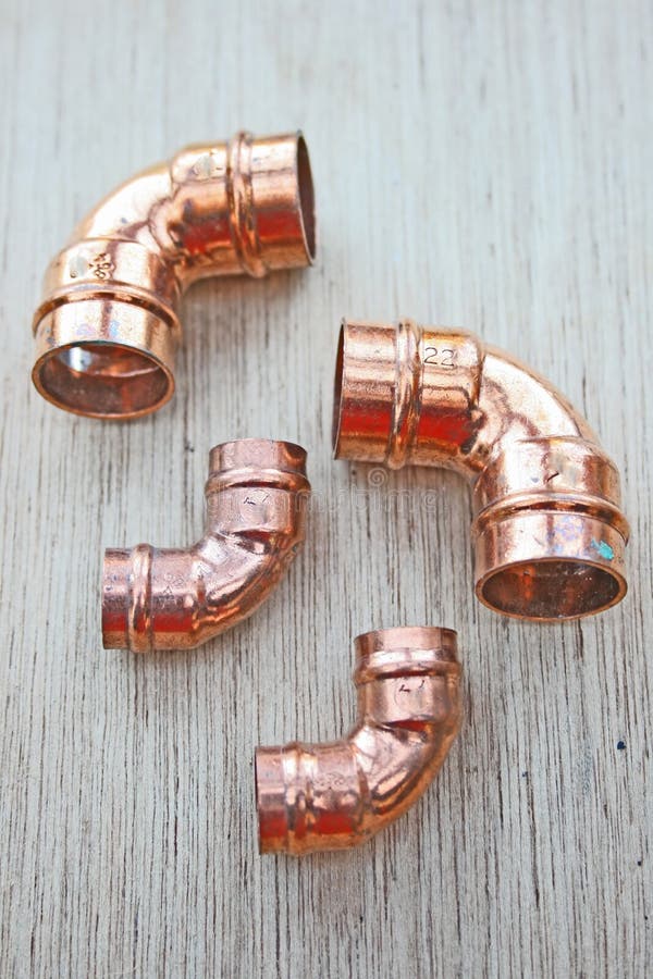 Copper pipe tubes stock photo. Image of metal, hardware - 18720370