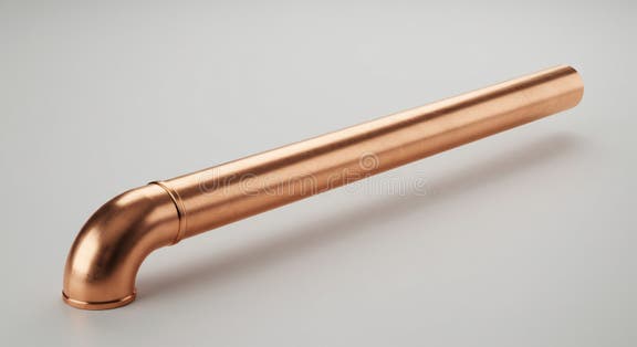 Copper Pipe Fitting Angled Joint for Plumbing and Industrial Use Stock ...