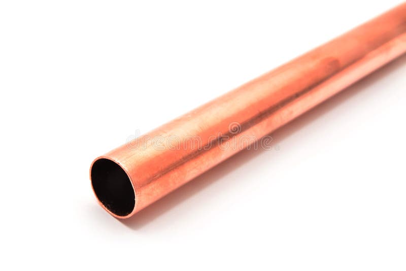 Copper pipe stock image. Image of metal, fitting, copper - 62551129