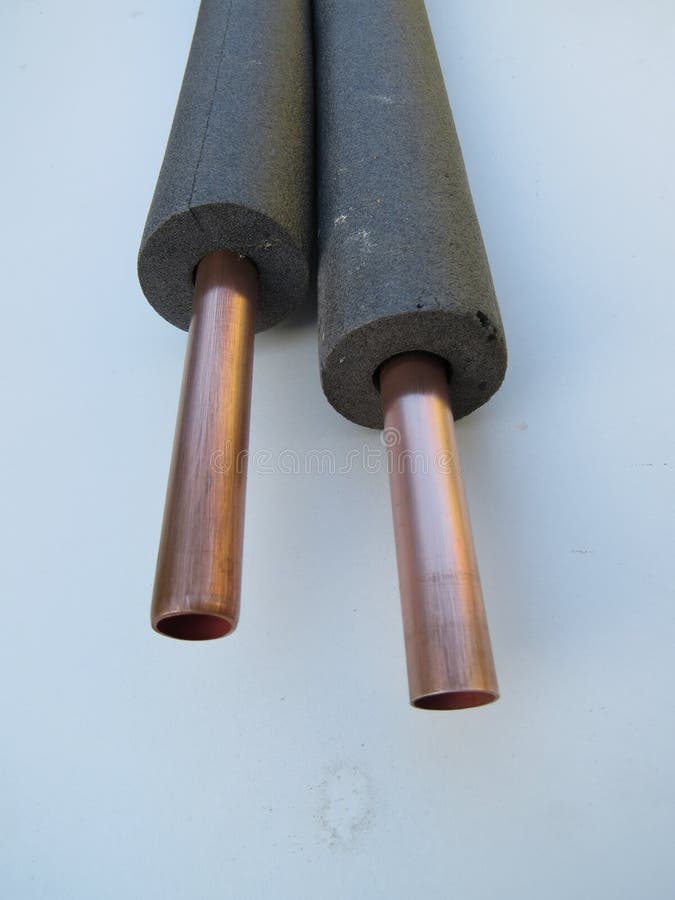 Copper Pipe stock image. Image of heating, 15mm, isolated - 48496717