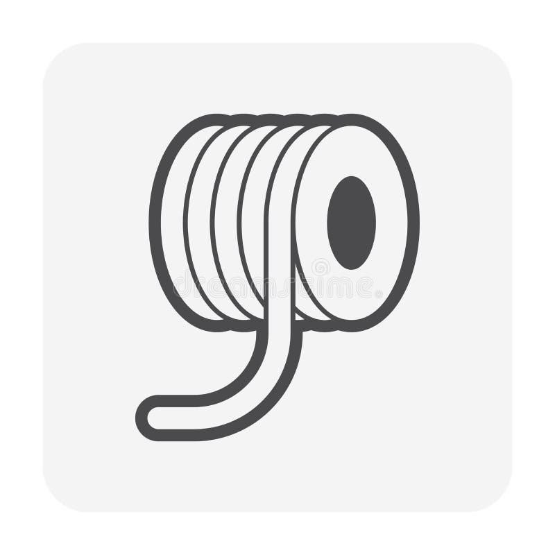 Welding wire icon stock vector. Illustration of symbol - 181619019