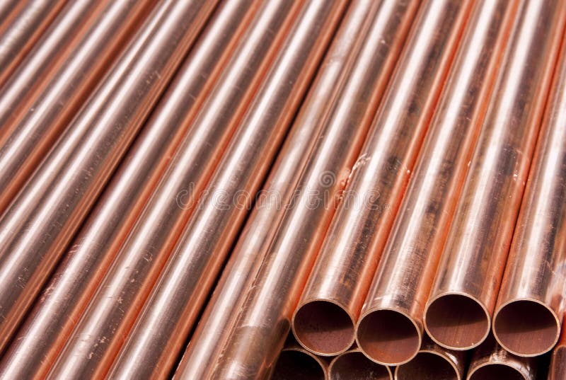 Copper pipes stock image. Image of elegant, frame, lines - 13782085