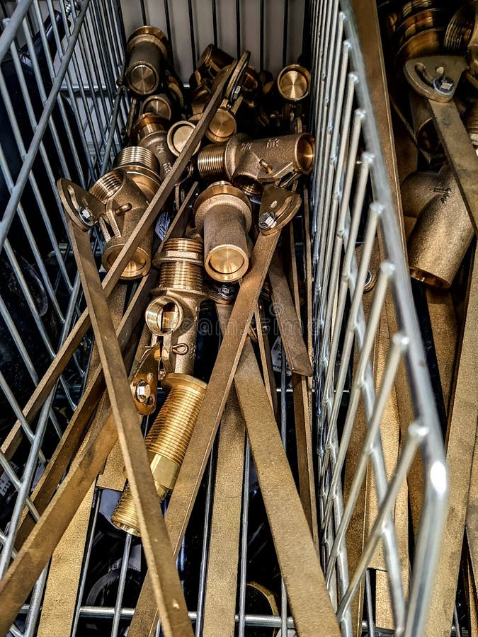 The copper armature stock photo. Image of installation - 80812702