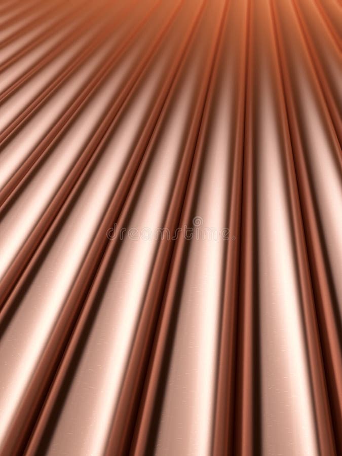 Copper pipes background stock illustration. Illustration of pipeline ...