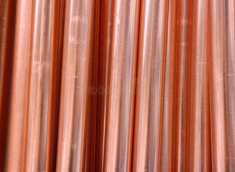 Copper pipes stock photo. Image of material, water, plumbing - 82830492