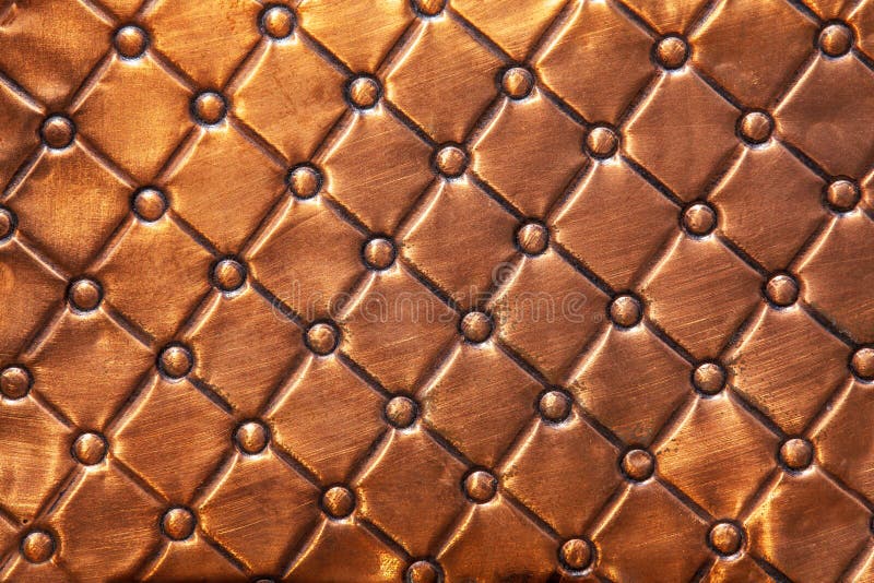Patterned copper plate stock image. Image of armor, scales - 194812355