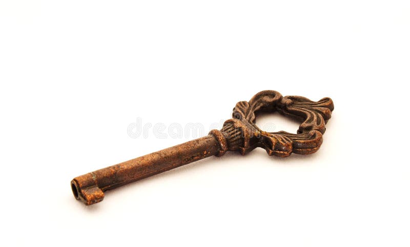Copper Plated Key stock photo. Image of unlock, mystery - 15855032