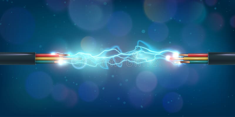 Electrical spark stock illustration. Illustration of bolt - 5292492