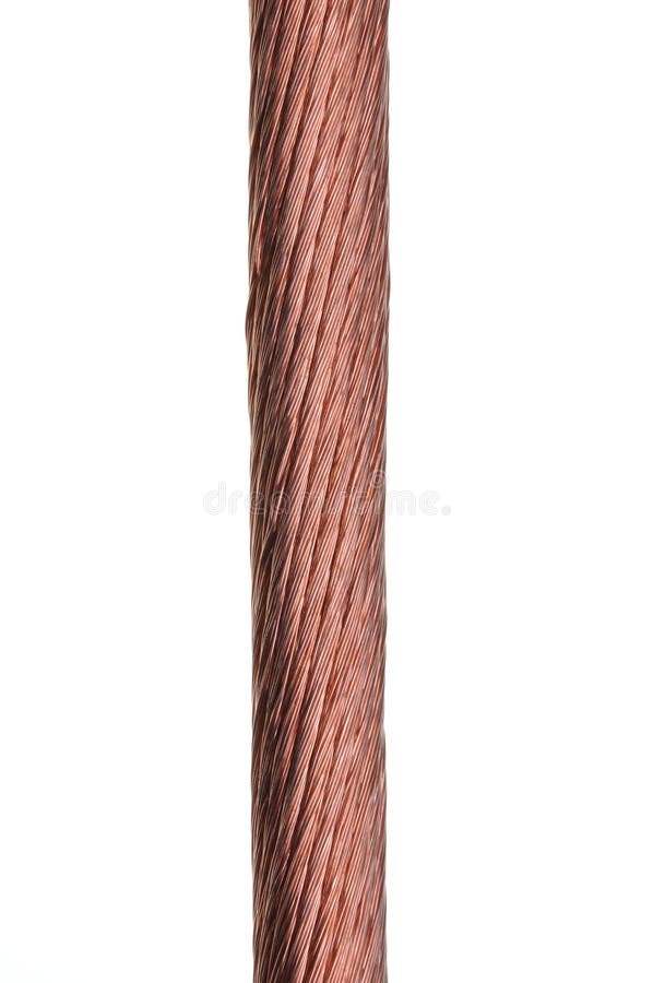 Copper power wire stock photo. Image of cable, energy - 25045068