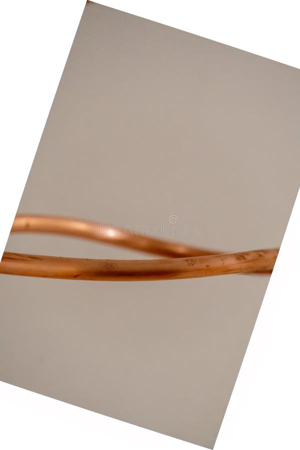 Copper Profiles of Different Dimensions on White Background, Polished ...