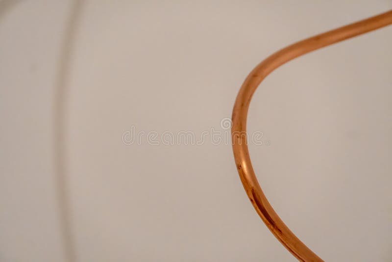 Copper Profiles of Different Dimensions on White Background, Polished ...