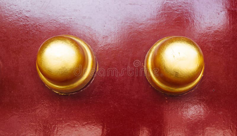 Copper rivet gate i stock photo. Image of wood, traditional - 48930162
