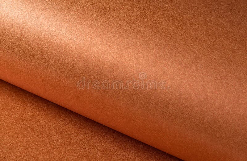 Copper and Rust Paper Texture with a Metallic, Satin Finish and Subtle ...