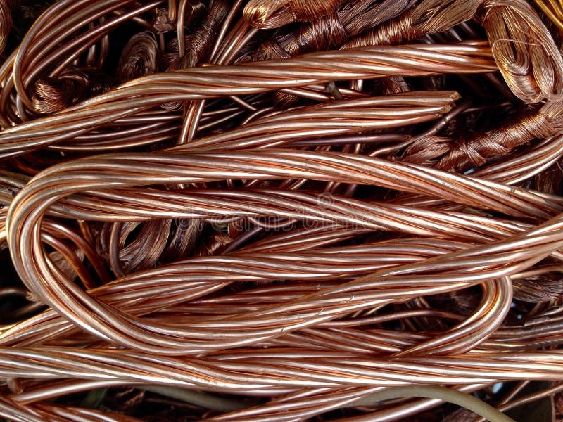 Copper scrap, millberry stock photo. Image of bundles - 66236084