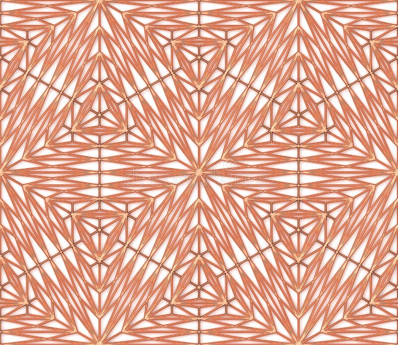 Copper Seamless Texture with Waves Pattern on a Black Grunge Background ...