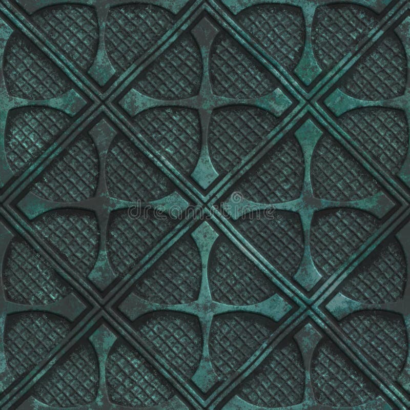 Copper Seamless Pattern Set Stock Vector - Illustration of pattern ...