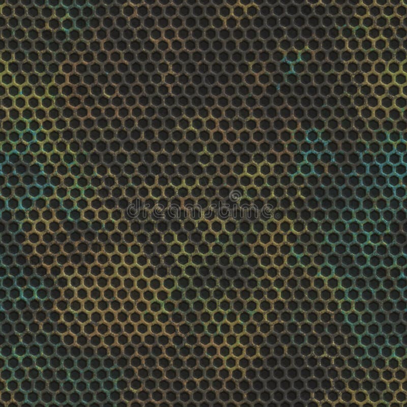 Copper Seamless Texture with Geometric Pattern on a Oxide Metallic ...