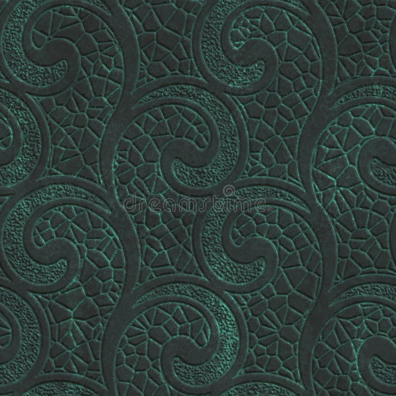 Copper Seamless Texture with Swirls Pattern on a Oxide Metallic ...
