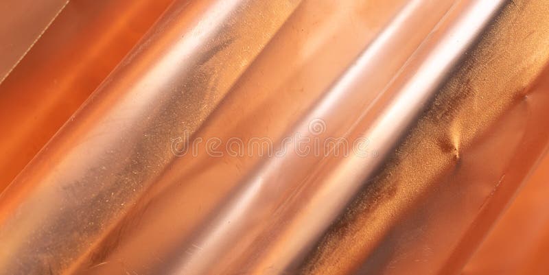 Copper Sheet with Visible Details. Background or Texture Stock Image ...