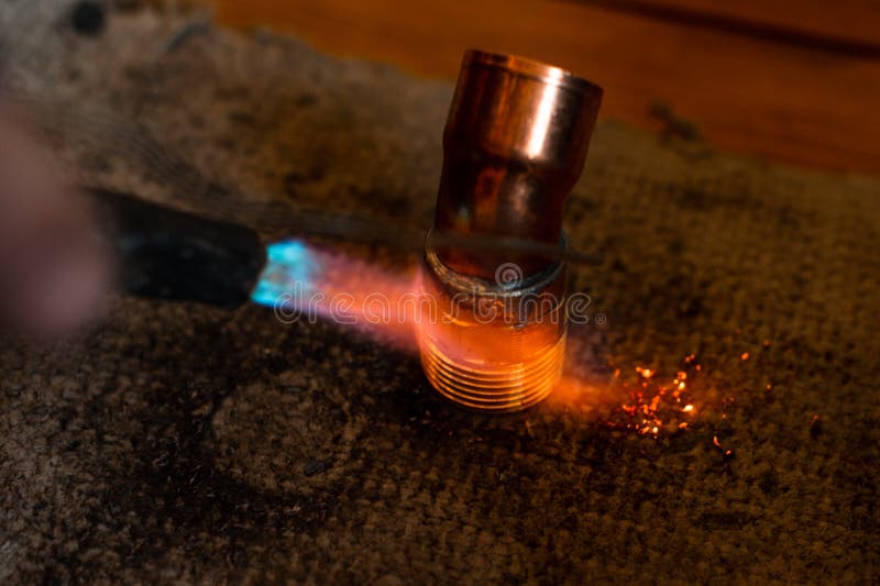 Copper Soldering, Work Process of Installation and Soldering of Copper ...