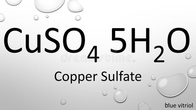 Copper Sulfate Structure