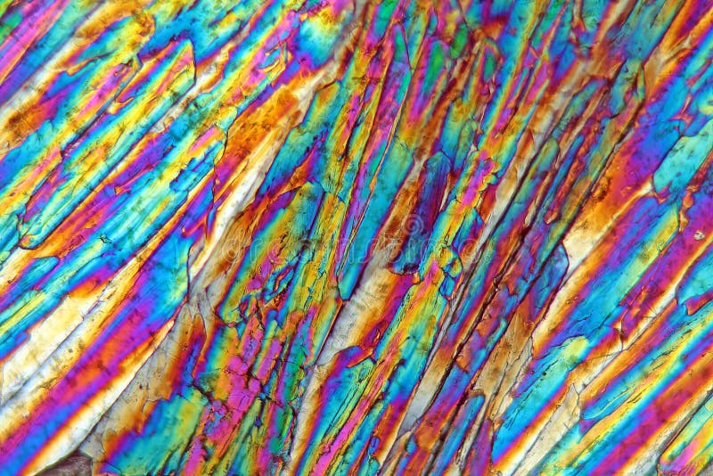 Copper Sulfate Under the Microscope Stock Image - Image of abstract ...