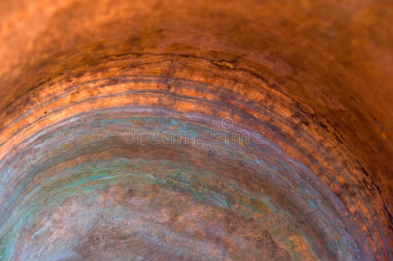 Copper Surface. Oxidation of Copper. Copy Space Stock Photo - Image of ...