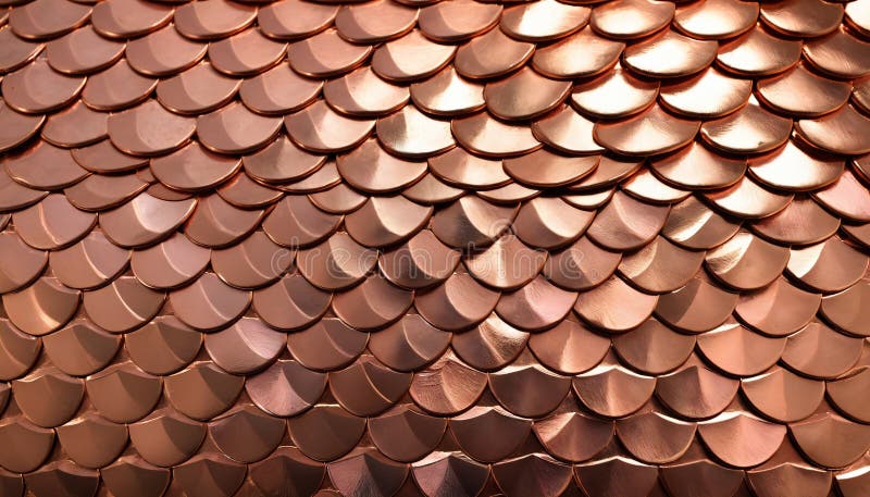 Copper Surface Resembling Fish Scales Stock Photo - Image of soil ...
