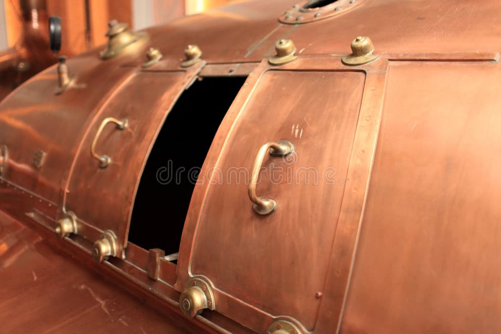 Copper tank stock image. Image of condensation, basement - 40965391