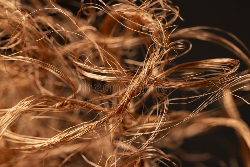 Copper Thin Wire Used in the Manufacture and Manufacture of Wires Stock ...