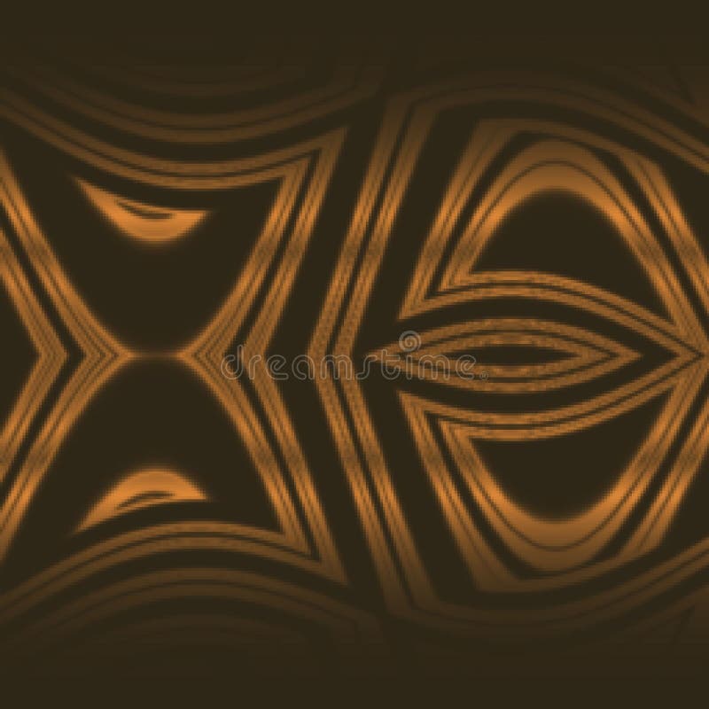 Copper Colored Tribal Abstract Background Pattern Stock Illustration ...