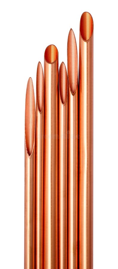 Copper Tube stock photo. Image of cliping, conditioner - 18026026