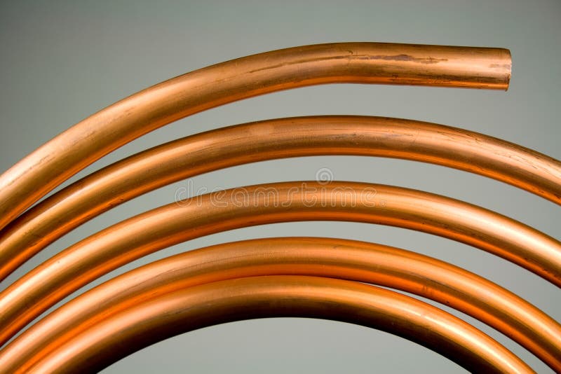 Copper Tubing stock image. Image of metal, trade, installing - 21602053