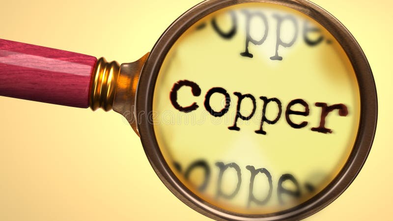 Copper Under Magnifying Glass. Thorough Analysis and Inspection of ...