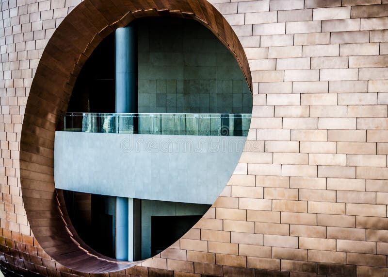 The Copper Wall stock photo. Image of support, modern - 68082938