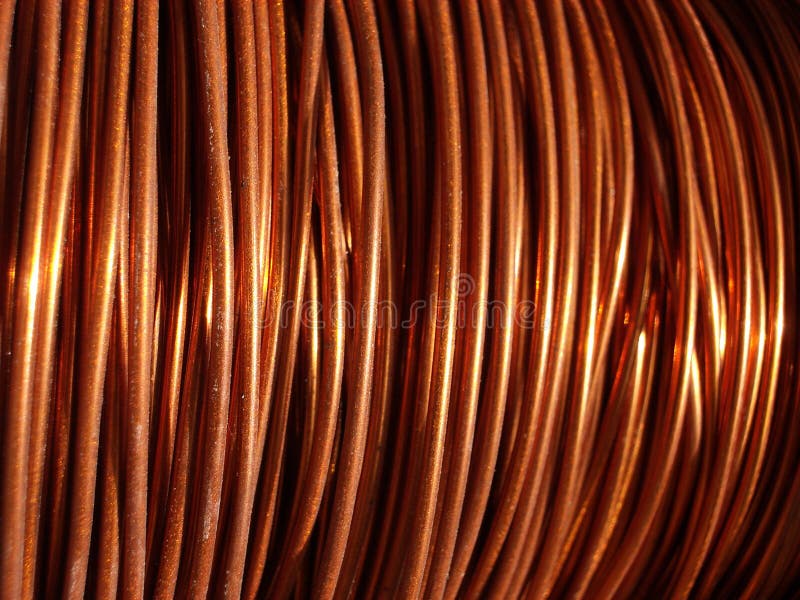 Copper wire 2 stock image. Image of spool, industry, industrial - 260241