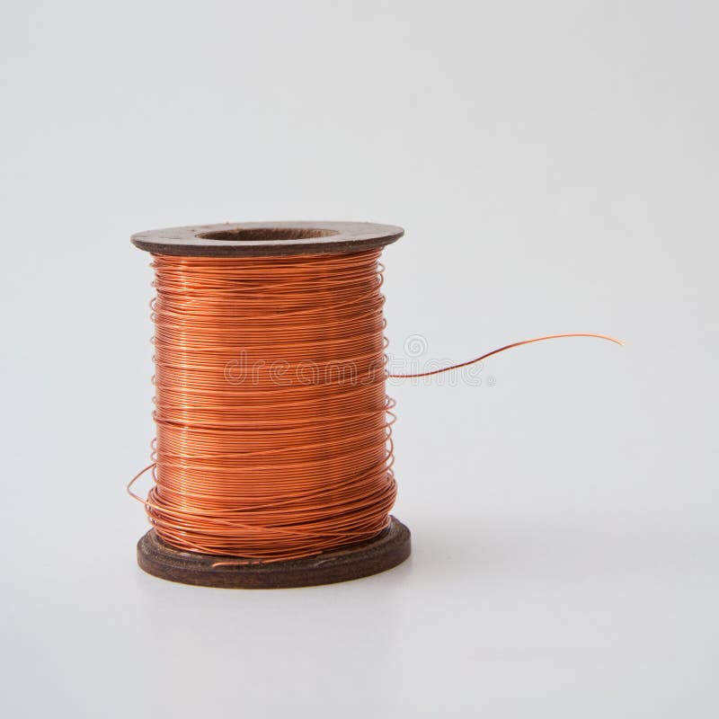 Copper wire stock photo. Image of isolated, communication - 12692514