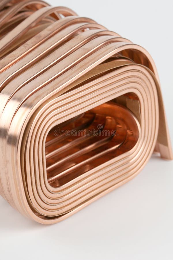 Copper wire stock photo. Image of white, copper, macro - 20082714