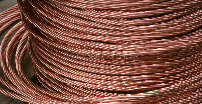 Copper wire stock image. Image of prices, wired, shine - 4398927