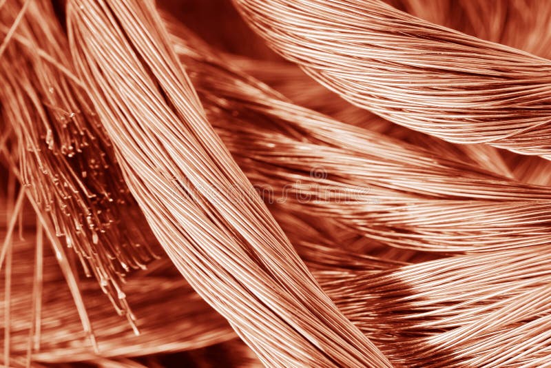 Copper wire stock image. Image of cable, spool, industry - 246563
