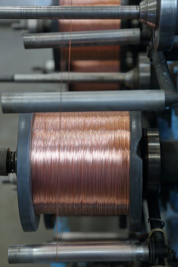Copper wire coils stock image. Image of connection, plant - 149478567
