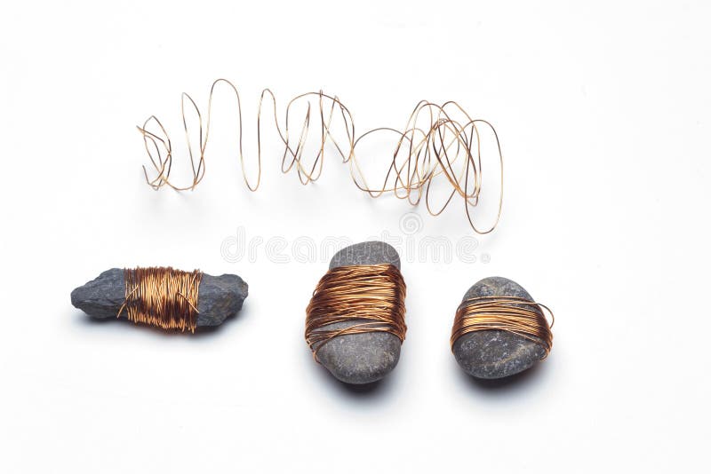 Copper Wire, Conductor of Electricity Stock Image - Image of ...